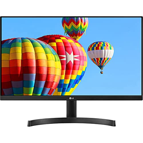 LG 24ML600M-B 24" FHD IPS LED 1920x1080 AMD FreeSync 3-Side Borderless Monitor Bundle with Deco Gear Wired Gaming Mouse and Deco Gear Large Extended Pro Gaming Mouse Pad