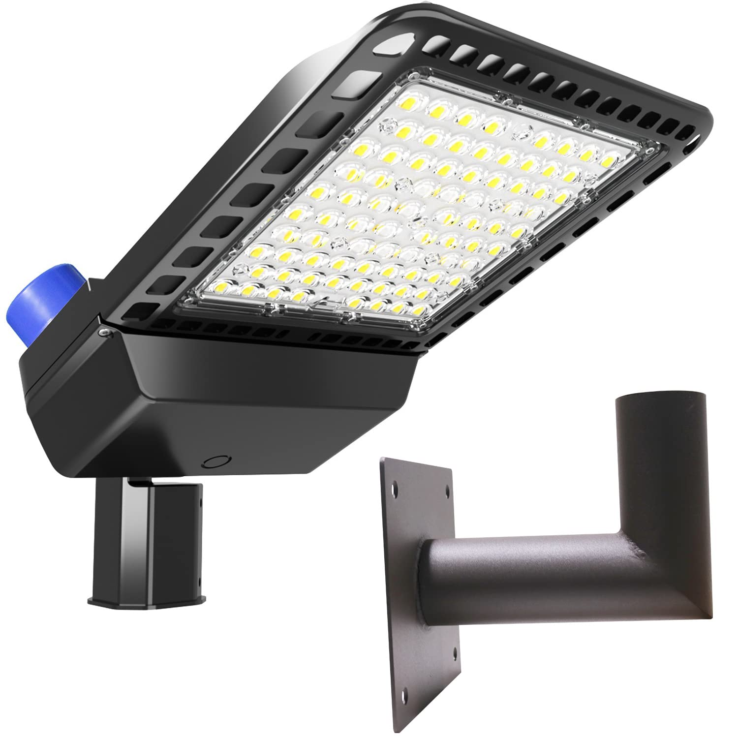 JC-LGL 200W LED Parking Lot Lights Bundle L-Shape 90 Degree Wall Mount Bracket