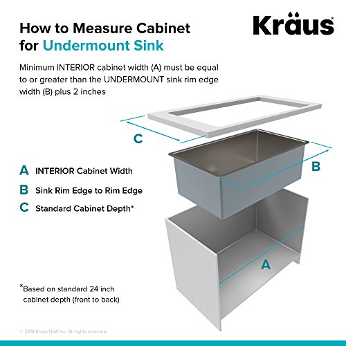 Kraus KHU103-33-1610-53SS Set with Standart PRO Stainless Steel Sink and Bolden Commercial Pull Faucet Kitchen Sink & Faucet Combo, 33 Inch