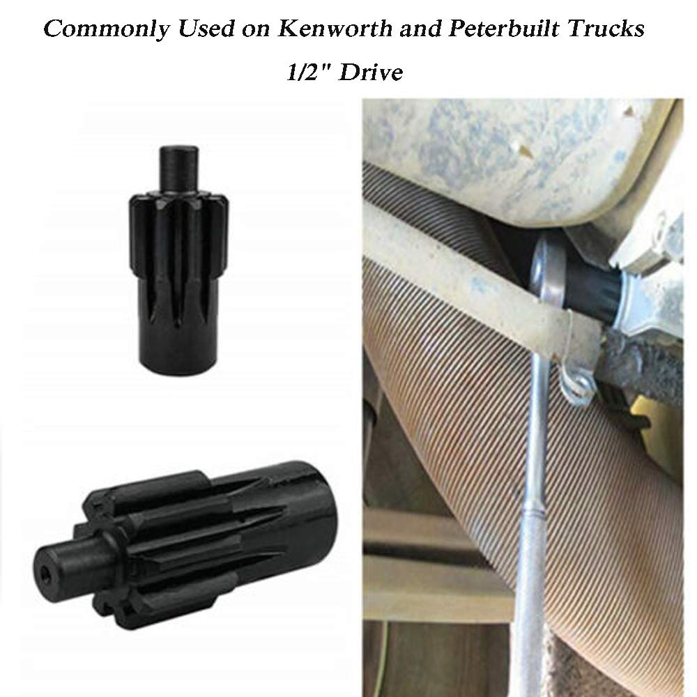 Engine Barring/Turning Tool for Paccar - MX 13 MX 11 Engines Peterbilt and Kenworth T880 Trucks,1903018 ALT. Replaces 1453158PE 1453158,1/2" Drive Flywheel Crank Turning Tool