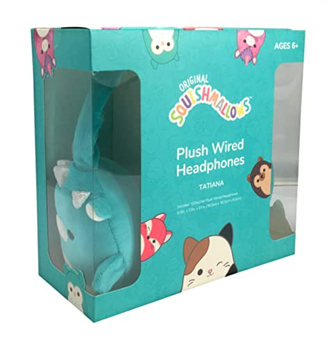 Squishmallow Tatiana Plush Wired Headphones