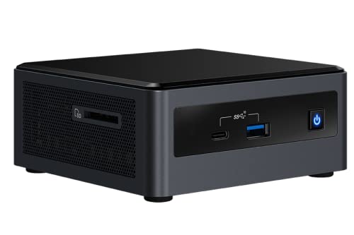 Intel NUC NUC10i7FNH1 Mini PC/HTPC, Six-Core i7- Up to 4.7GHz, DDR4 RAM Expandable up to 32GB + 1TB Name Brand NVMe M.2 SSD, WiFi, Bluetooth 5.0, Thunderbolt 3, 4K Support, Triple Monitor Capable