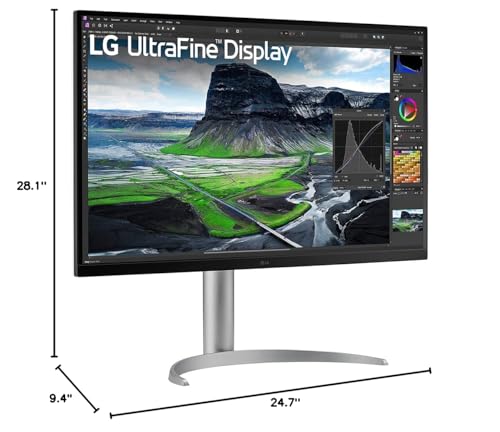 LG 32UQ85R-W 32" Ultrafine UHD 4K Nano IPS Monitor with ATW VESA DisplayHDR 400 Bundle with 3 YR CPS Enhanced Protection Pack and Microsoft 365 Personal 15 Month Subscription
