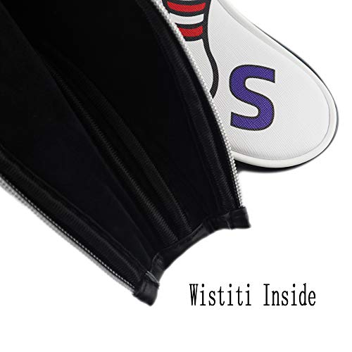 HELLO NRC Golf Iron Cover, 9 Pieces Leather Golf Club Head Cover, Colorful Digital Embroidery