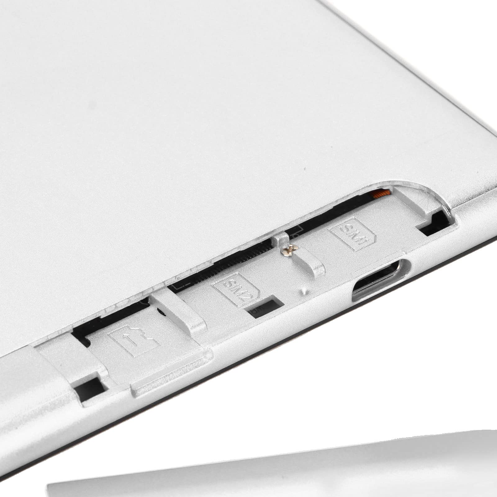 Jakoo HD Tablet, Silver Gray Type C Rechargeable Tablet 8. inch 6000 mAh Rechargeable for Painting UK Plug