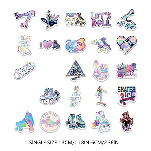 ihtha Cartoon Doodle Stickers Decorate Luggage Motorcycle Notebook Waterproof Stickers Beauty Camera for Photography (Black, One Size)