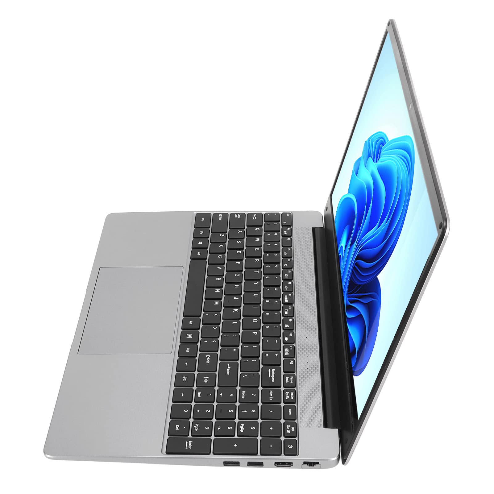GLOGLOW Portable Laptop, High Performance Processor 100-240v Portable Laptop 15.6 in. Longlasting Battery for Work (16+1TB US Plug)