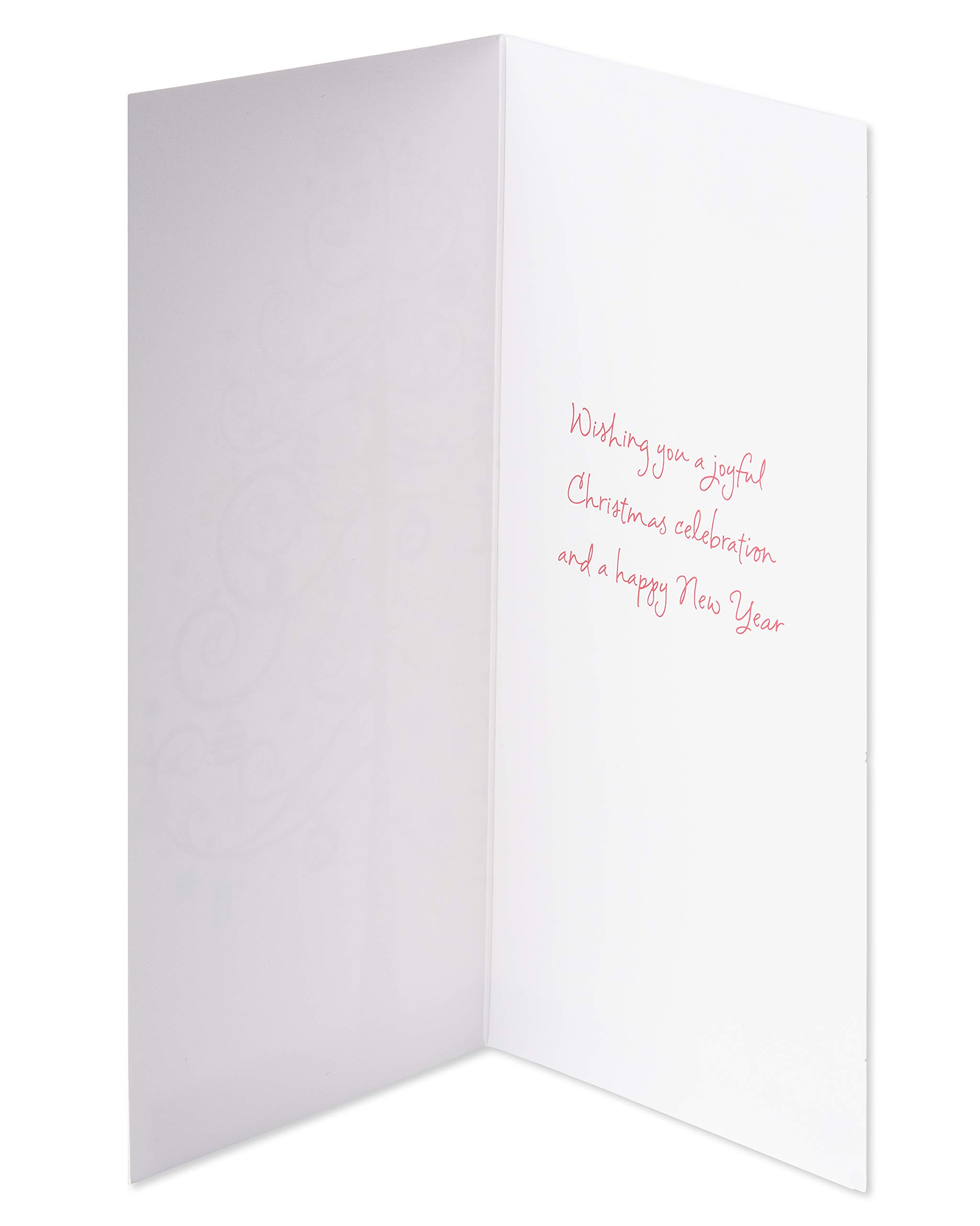 Papyrus Boxed Christmas Cards with Envelopes, Joyful Christmas Celebration, Tree (16-Count)