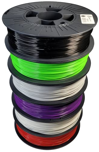 IIID MAX Xtreme PLA Filament 1.75mm – HP PLA 3D Printing Filament – 1kg Spool (2.2lbs), Dimensional Accuracy +/- 0.03 mm - Made in USA (Candy RED)