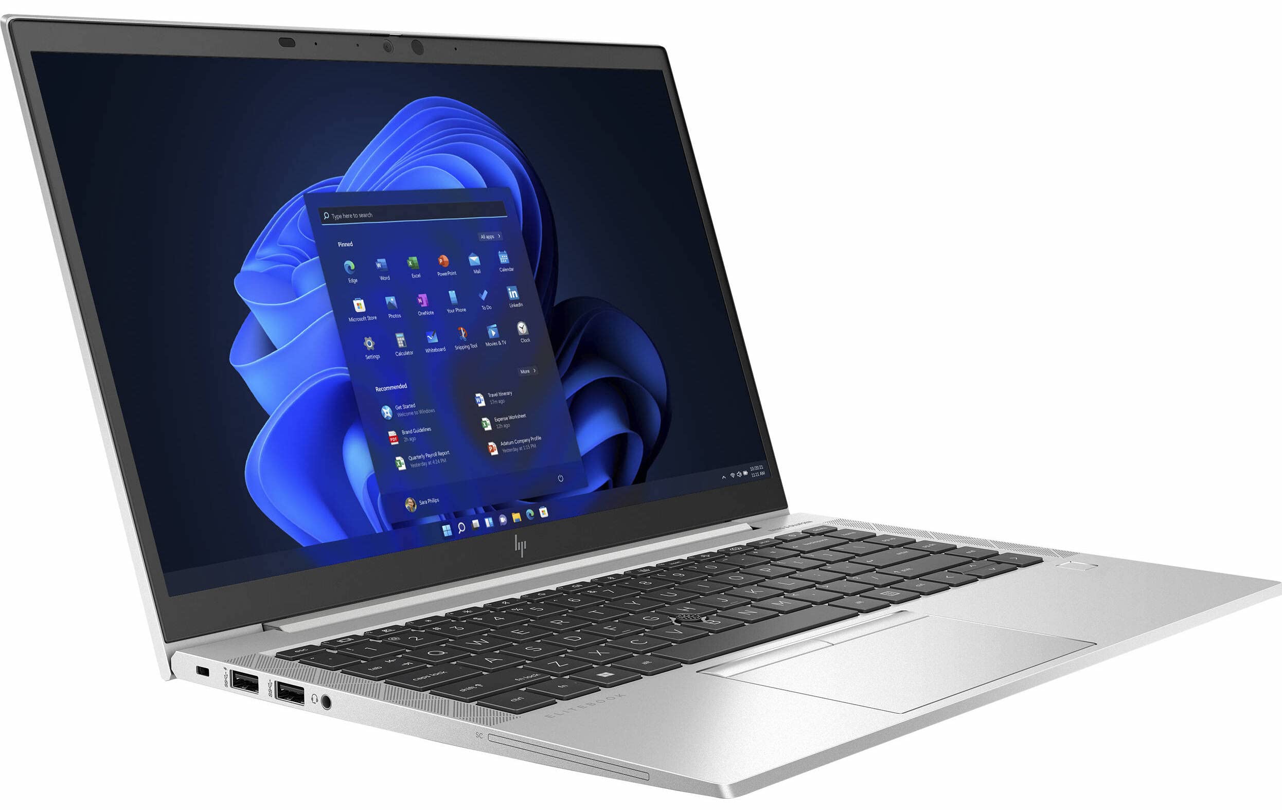 HP EliteBook 840 G8 14.0" 60Hz IPS FHD Laptop (Intel i7-1165G7 4-Core, 16GB RAM, 512GB PCIe SSD, Intel Iris Xe, Backlit KYB, Fingerprint, WiFi, Bluetooth 5.2, Win 10 Pro) with Hub