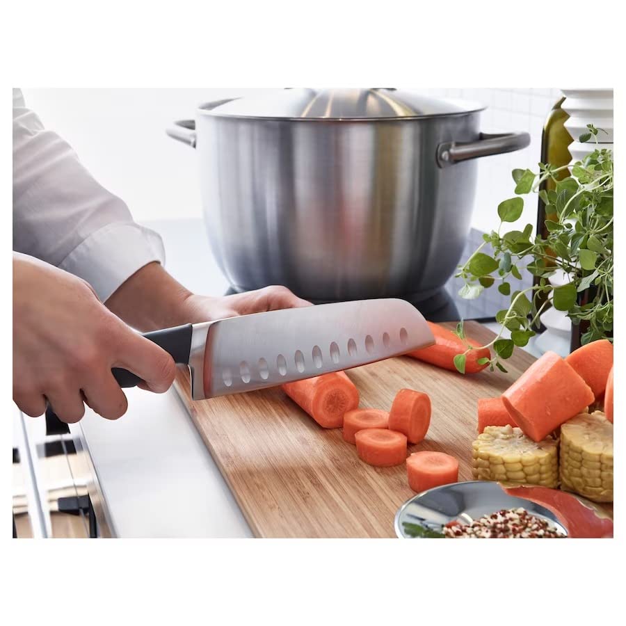 IKEA Vegetable Knife, Black, 16 cm (6 ")9stainless Steel)