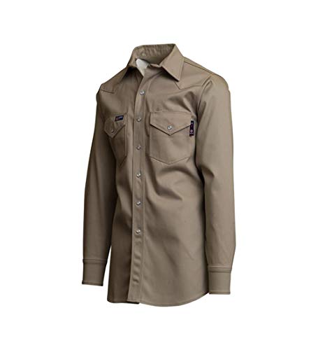 Lapco FR INKWS-17 L Flame Resistant Welder's Shirts