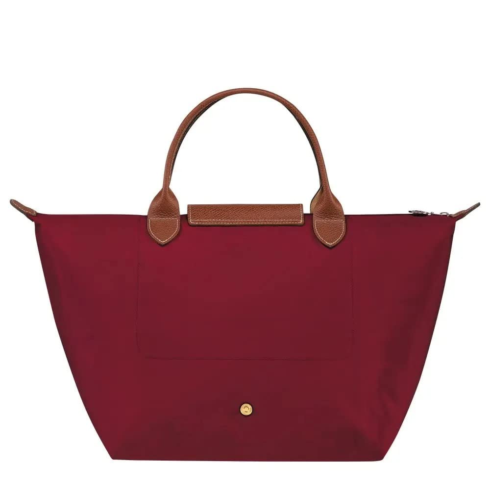 Longchamp Women's Le Pliage Medium Top Handle Handbag, Rouge