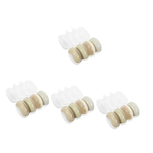 LEUYA 4 Sets Bottle Type Jars Multi-Function Use with Empty Cosmetic Dispensers Case Nail Daily Press of Accessory White Cases Toiletries Pump Dispenser Containers Shampoo Sample