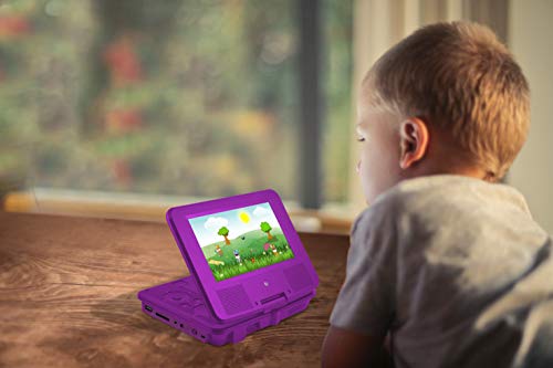 Ematic 7" Portable DVD Player with Matching Headphones and Bag - EPD707pr