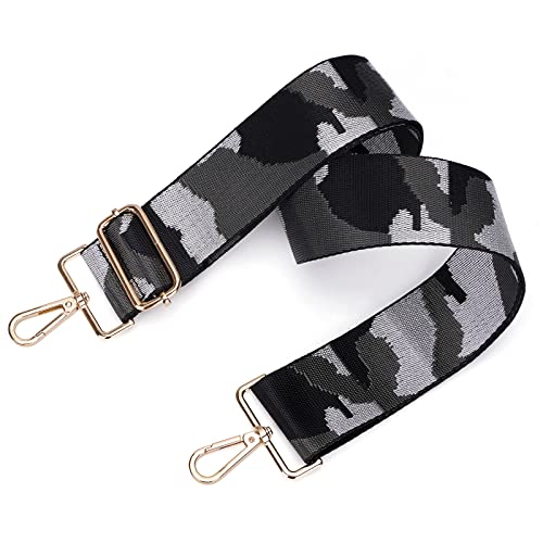 HKCLUF Wide Purse Strap Women Guitar Strap Purse For Women Adjustable Replacement Straps for Handbags Crossbody Shoulder Bucket Bag Replacement Belt