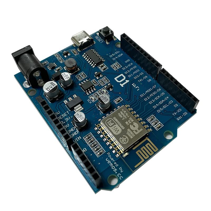 Jastoo 2PCS WeMos D1 WiFi UNO R3 Development Board is Based on ESP-12E Module Type-C Interface