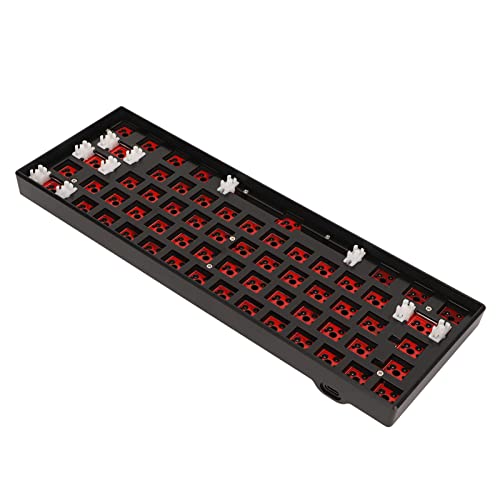 Mechanical Keyboard DIY Set, Support Wireless 2.4G Modular Mechanical Gaming Keyboard BT 3.0 5.0 Wide Compatibility ABS Shell Type C Wired for Office