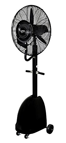 Luma Comfort MF26B High Power Misting Fan – All Metal 26” with 1000 Sq Ft Cooling & 5 Gal Tank