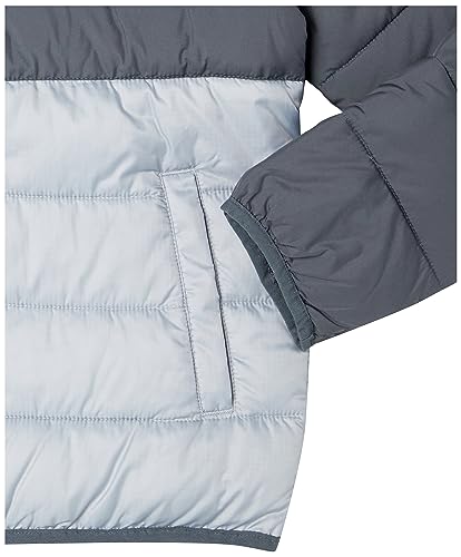 Under Armour Boys' Pronto Puffer Jacket, Mid-Weight, Zip Up Closure, Repels Water, Pitch Gray Colorblock