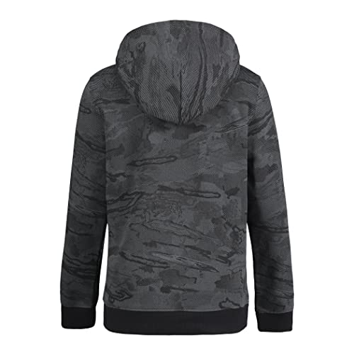 Under Armour boys Outdoor Hoodie, Large Front Pocket, Quick-drying & Lightweight Hooded Sweatshirt, Pitch Gray/Charcoal, Medium US