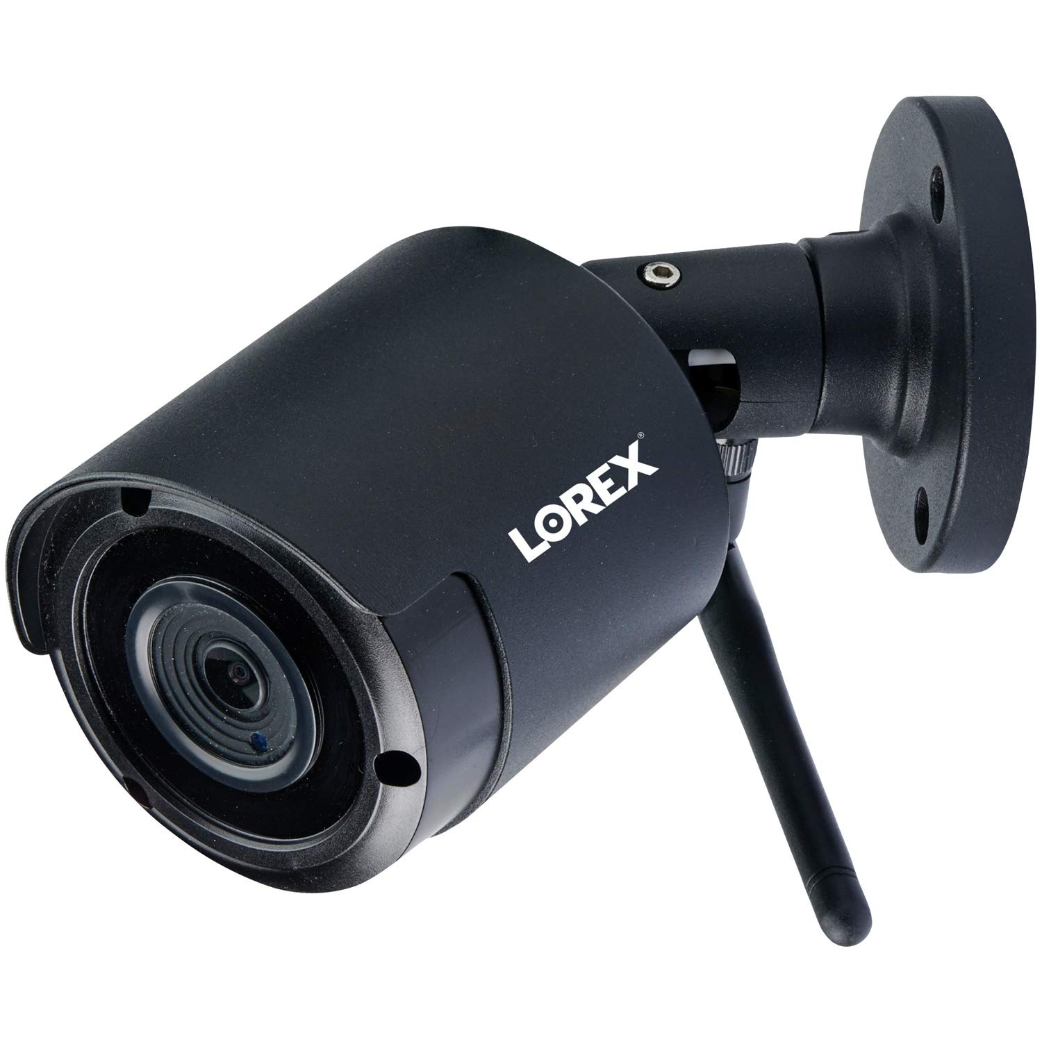 Lorex LW4211B Indoor/Outdoor HD 1080p Wireless Security Bullet Camera, 115ft Night Vision, Built-in Microphone, IP66, Black (M.Refurbished)