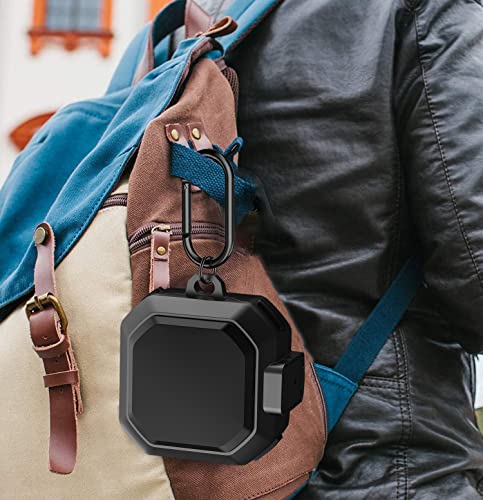 OTOPO Lock Case for Samsung Galaxy Buds 2 Pro/Galaxy Buds 2/Galaxy Buds Pro/Galaxy Buds Live Case with Cleaning Kit Men Women Protective Case Cover for Samsung Earbuds Case - Black