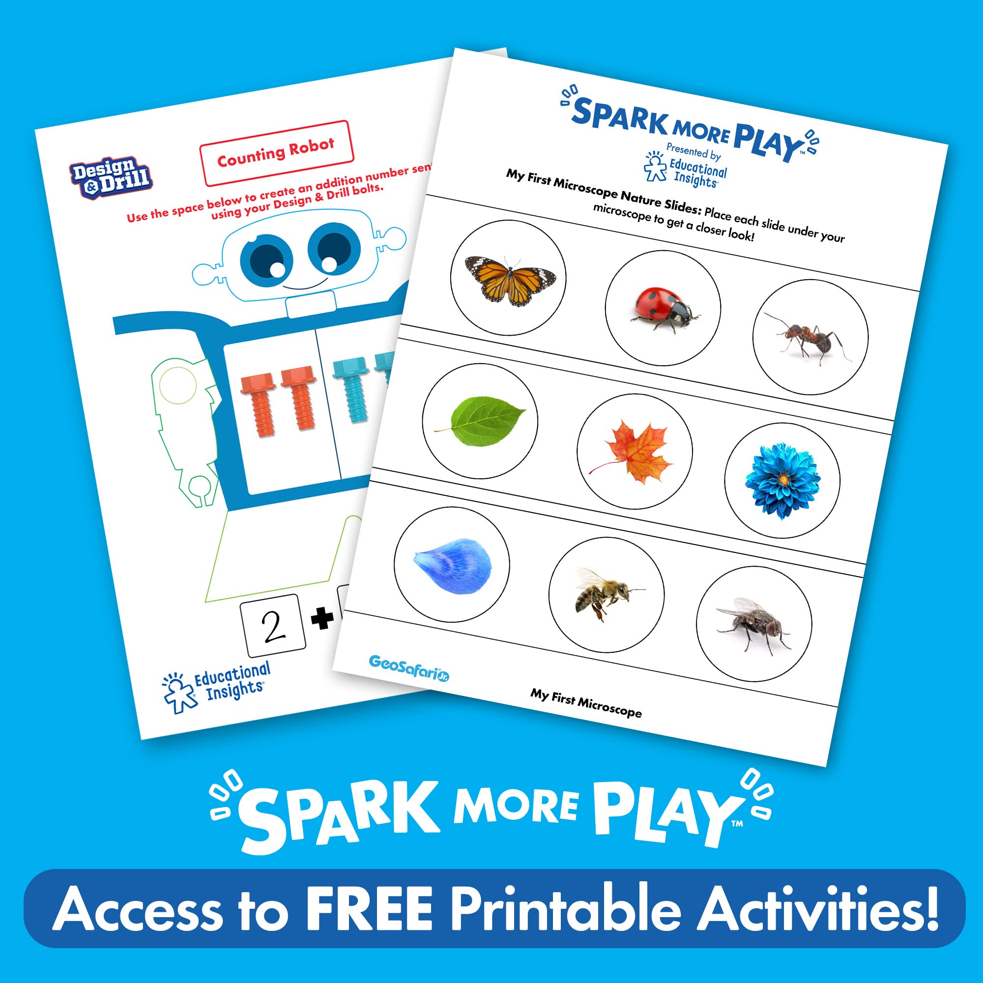 Educational Insights GeoSafari Jr. Ladybug Garden: Kids Outdoor Toys for Kids Ages 3+, Bug Catcher for Kids
