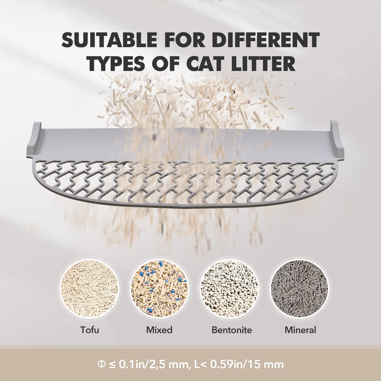 Famree Pet Automatic Cat Litter Box, Large Capacity Self Cleaning Cat Litter Box, APP Control Smart Motion Sensor Kitty Litter Box for Multiple Cats with Leak-Proof Accessories Turquoise