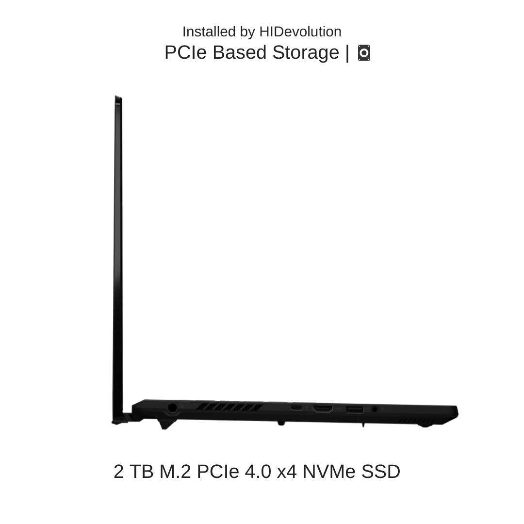 HIDevolution ASUS ROG Zephyrus M16 GU604VZ 16" QHD+ 240Hz, 2.6 GHz i9-13900H, RTX 4080, 32 GB DDR5 RAM, 2 TB PCIe SSD, Windows 11 Pro