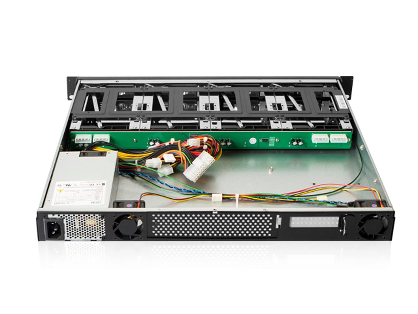 iStar M-140HD-ITX 1U 4-Bay Trayless Storage Server Rackmount Chassis 12Gb/s HDD SFF-8643 Backplane