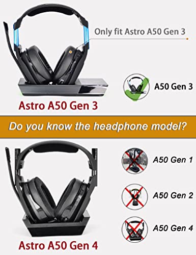 MOOKEENONE 1 Pair Magnet Ear Pads with Buckle for Logitech Astro A50 Gen 3 Headphones Accessories