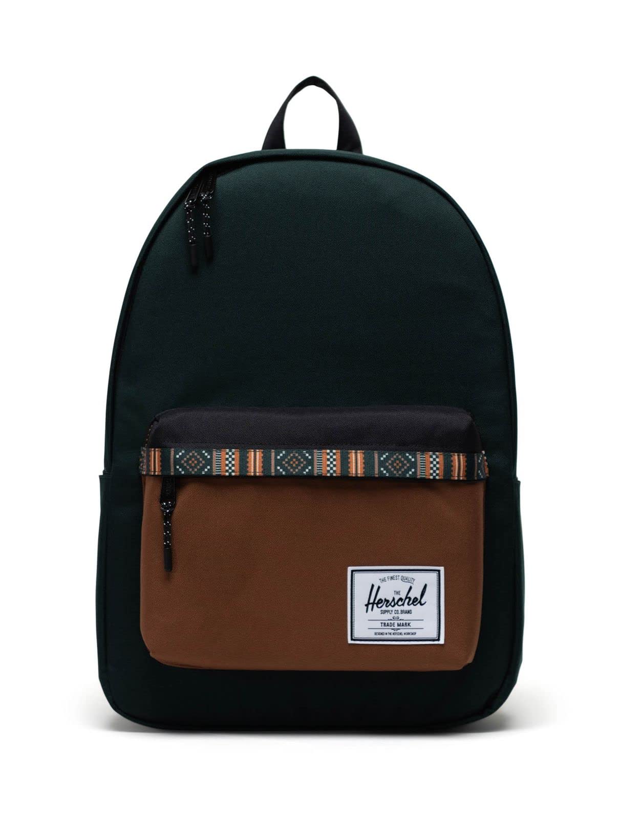 Herschel Classic X-Large, Scarab/Black/Saddle, One Size