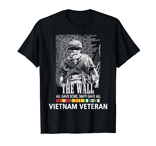 Vietnam veteran the Wall all gave some 58479 gave all T-Shirt