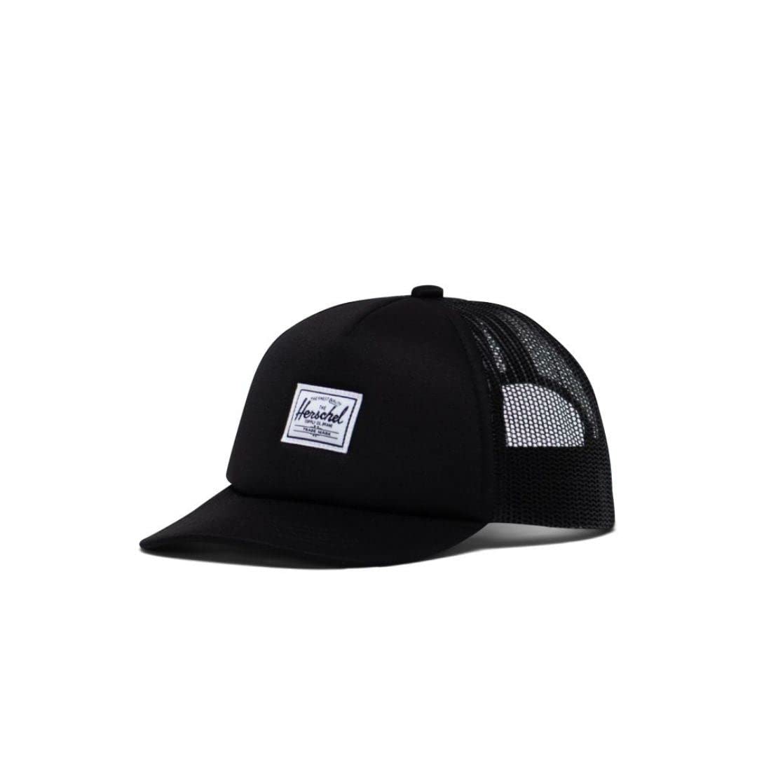 Herschel Girls' Whaler Mesh Hat (Toddler), Black Classic Logo