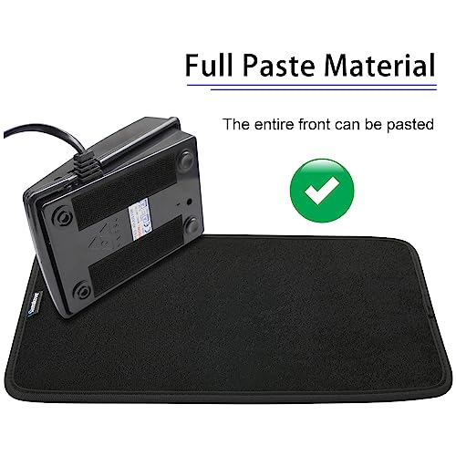Upgrated Sewing Machine Foot Pedal Pad, Stay in Place Mat for Sewing Pedal, Non Slip Rubber and Sticky Strips Make Sure Foot Pedals and Pads Stay in Place, Sewing Accessory, 12βx7β, 1/5β Thick