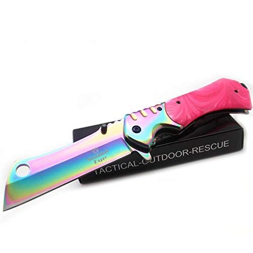 Snake Eye Tactical Heavy Duty Assisted Open Razor Style Folding Pocket Knife Outdoors Camping Hunting Fishing (RBPK)