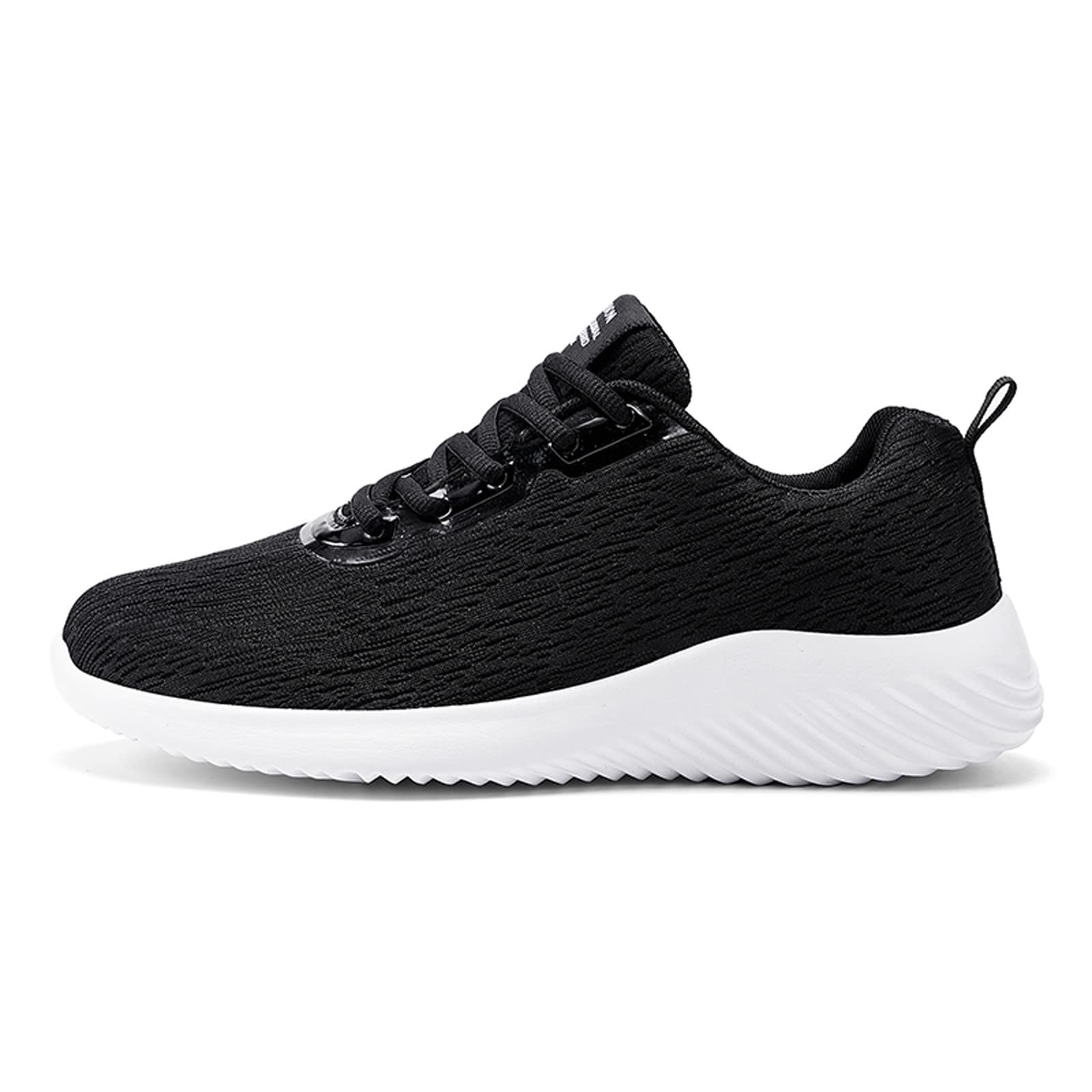 FASDNENDYS Fashion Men Mesh Casual Sport Shoes Lace Up Solid Color Running Breathable Soft Bottom Mens Club C 85 Sneaker White