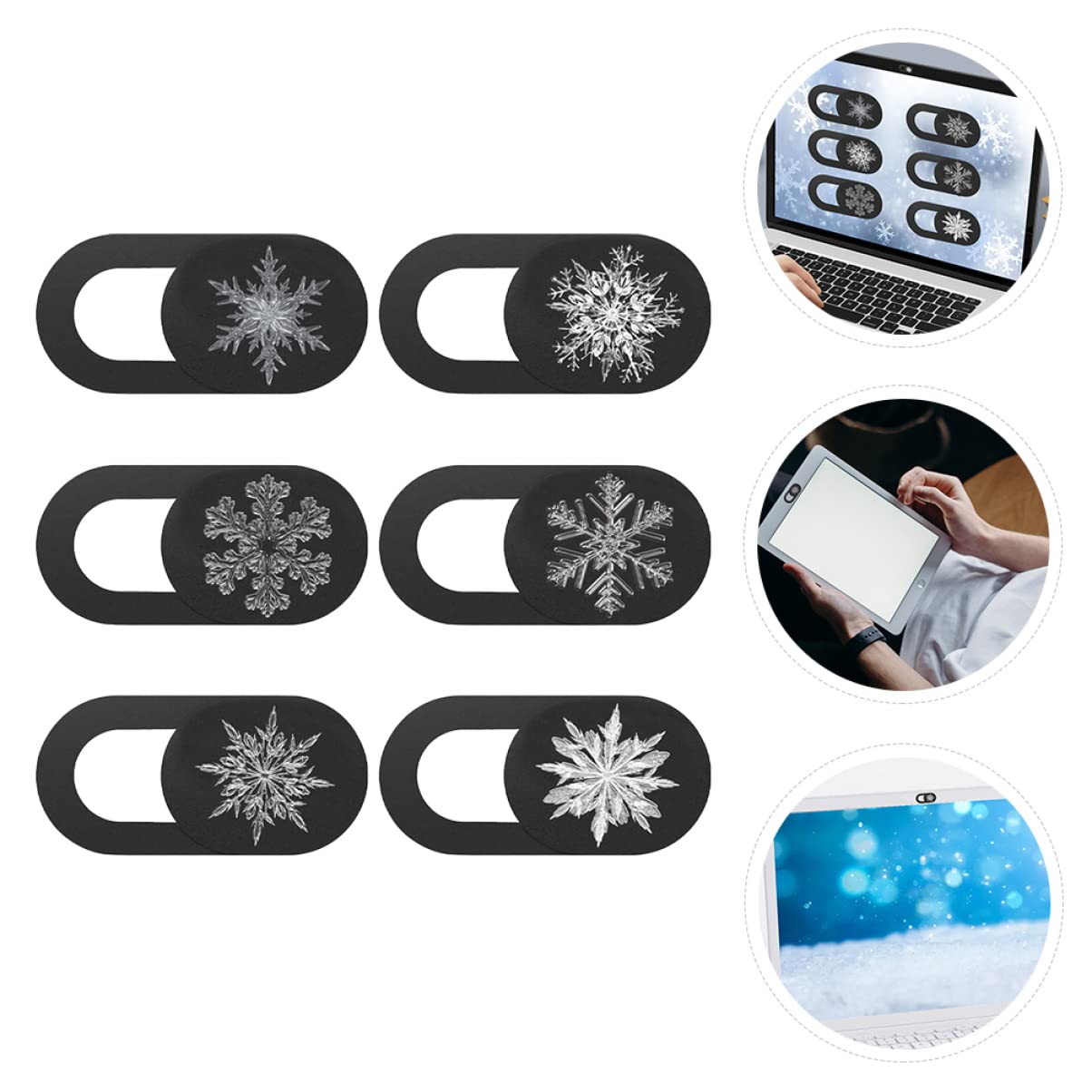 KOMBIUDA 6pcs Camera Cover Camera Protector Webcam Blocker Webcam Slider Tablet Phone Webcam Cover Camera Blocker Video Camera for Computer Privacy Cover for Camera Product Abs Lens
