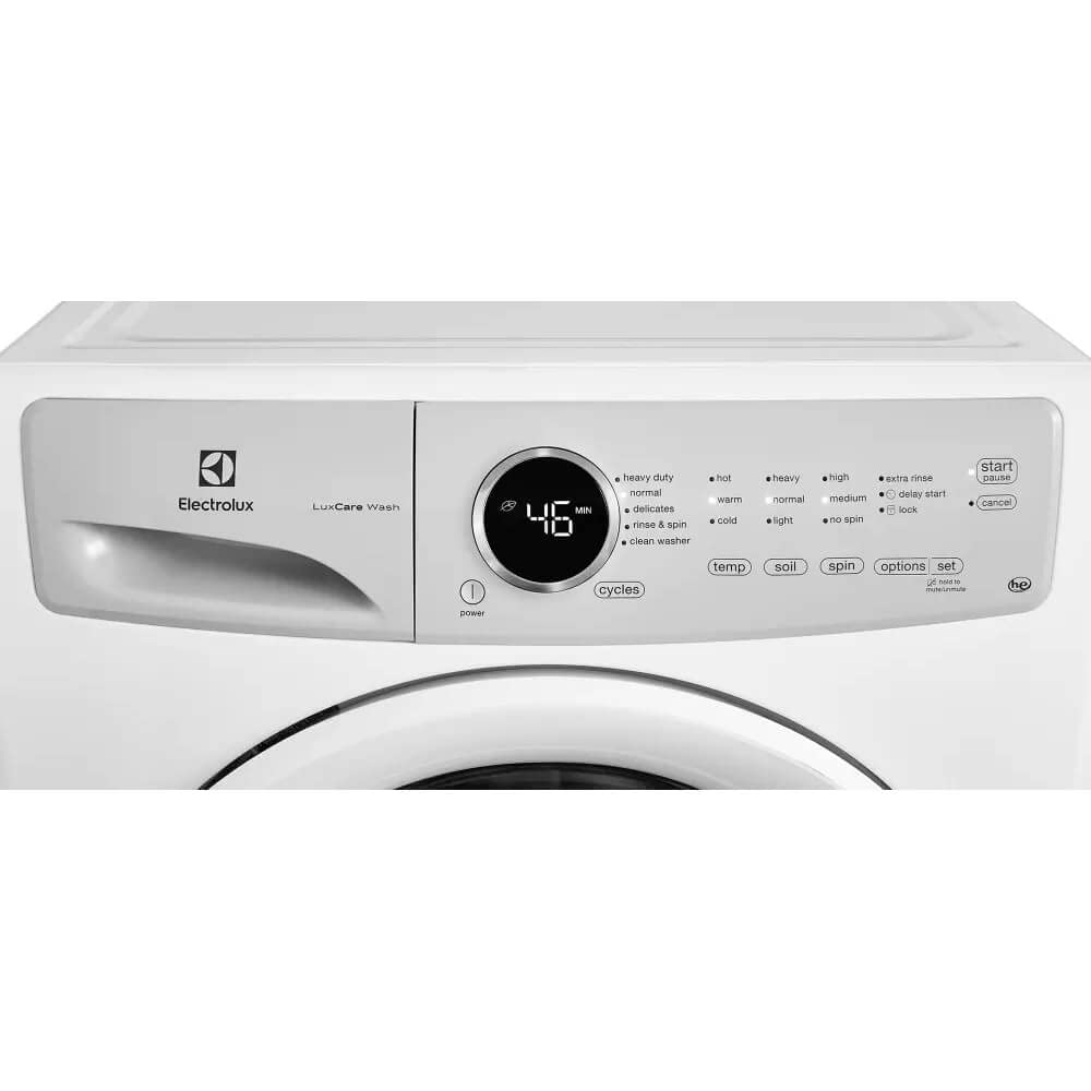 EFLW317TIW 27"" Front Load Washer with 4.3 cu. ft. Capacity IQ-Touch Control and ENERGY STAR in Island White