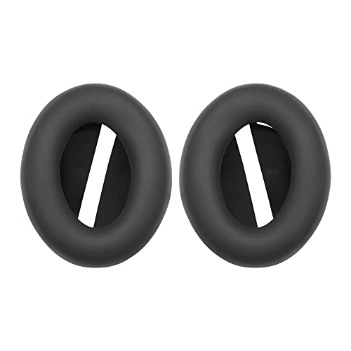 kwmobile TPU Silicone Covers Compatible with Bose Noise Cancelling 700 / NC700 (Set of 2) - Headphone Cover - Black