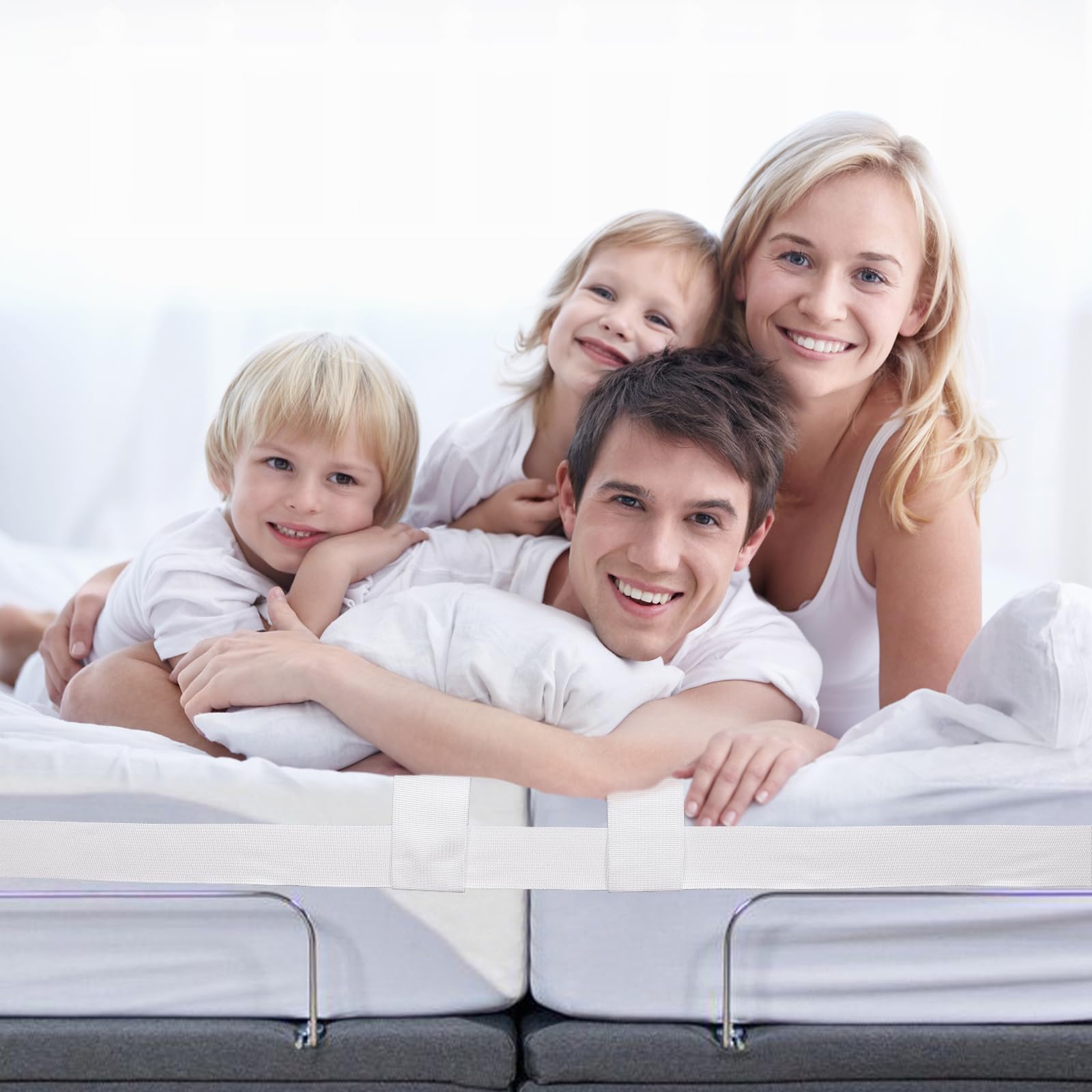 plzzree Bed Bridge for Mattress Gap Filler: Twin to King Bed Converter Kit