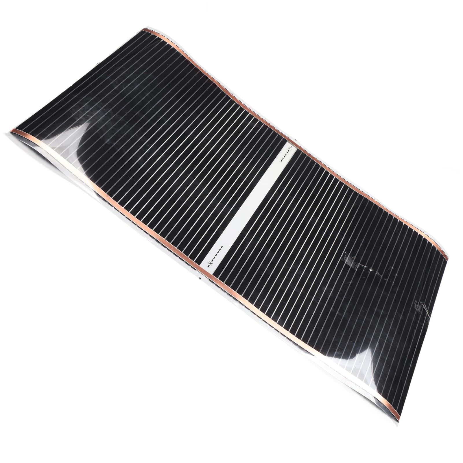 Floor Heating System Kit, Ultra Thin Reduce Energy Consumption Electric Heating Mat Even Heat Extendable Quiet Faster Cycle 220‑240V for Ceramic Tile (Type A 75x100cm)