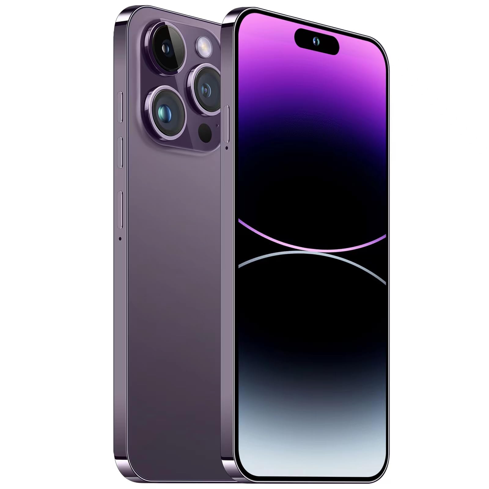 ExAchat A14 Pro Max 5g unlocked smartphone (Purple)
