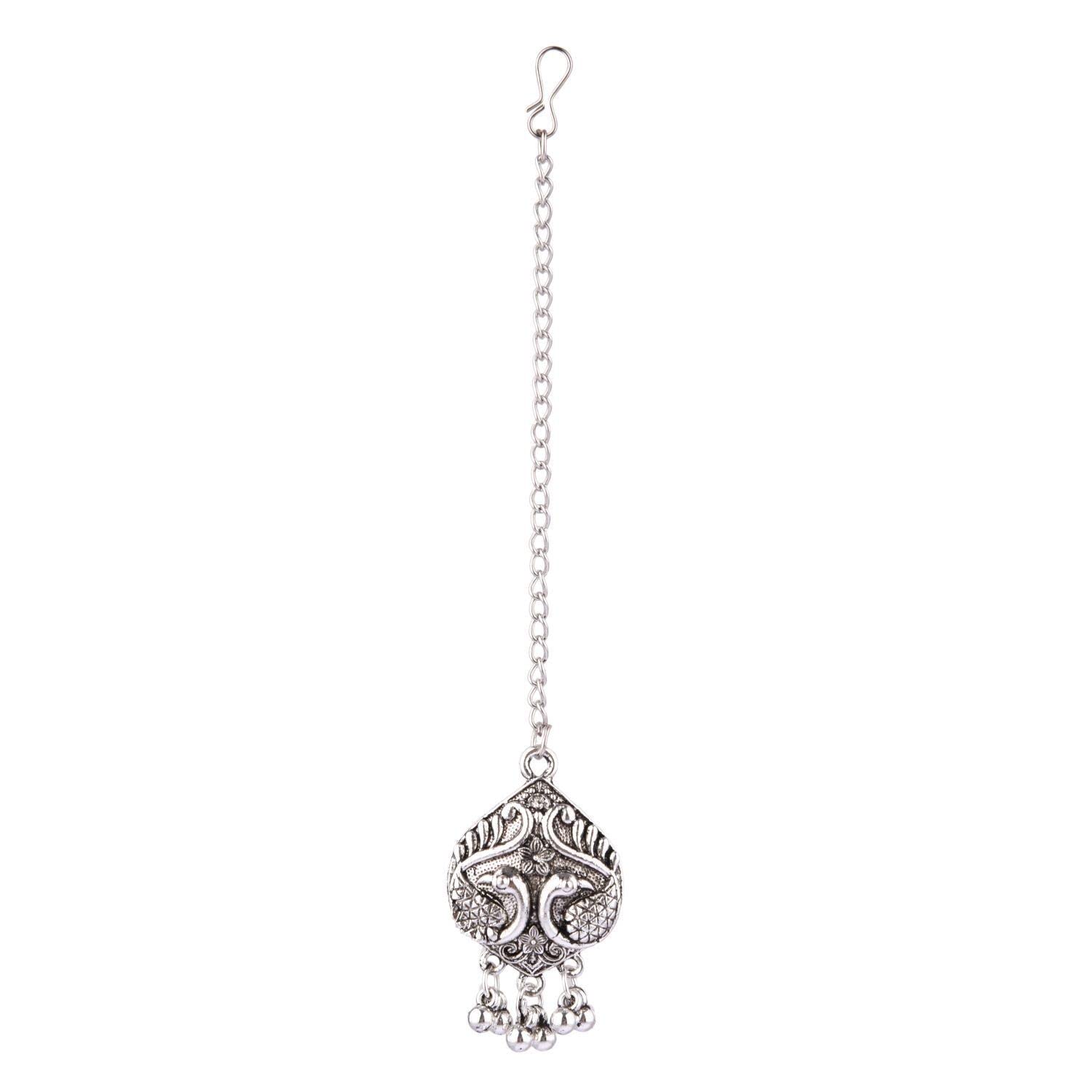 Efulgenz Oxidized Necklace Jewelry Indian Boho Vintage Antique Oxidized Necklace for Women