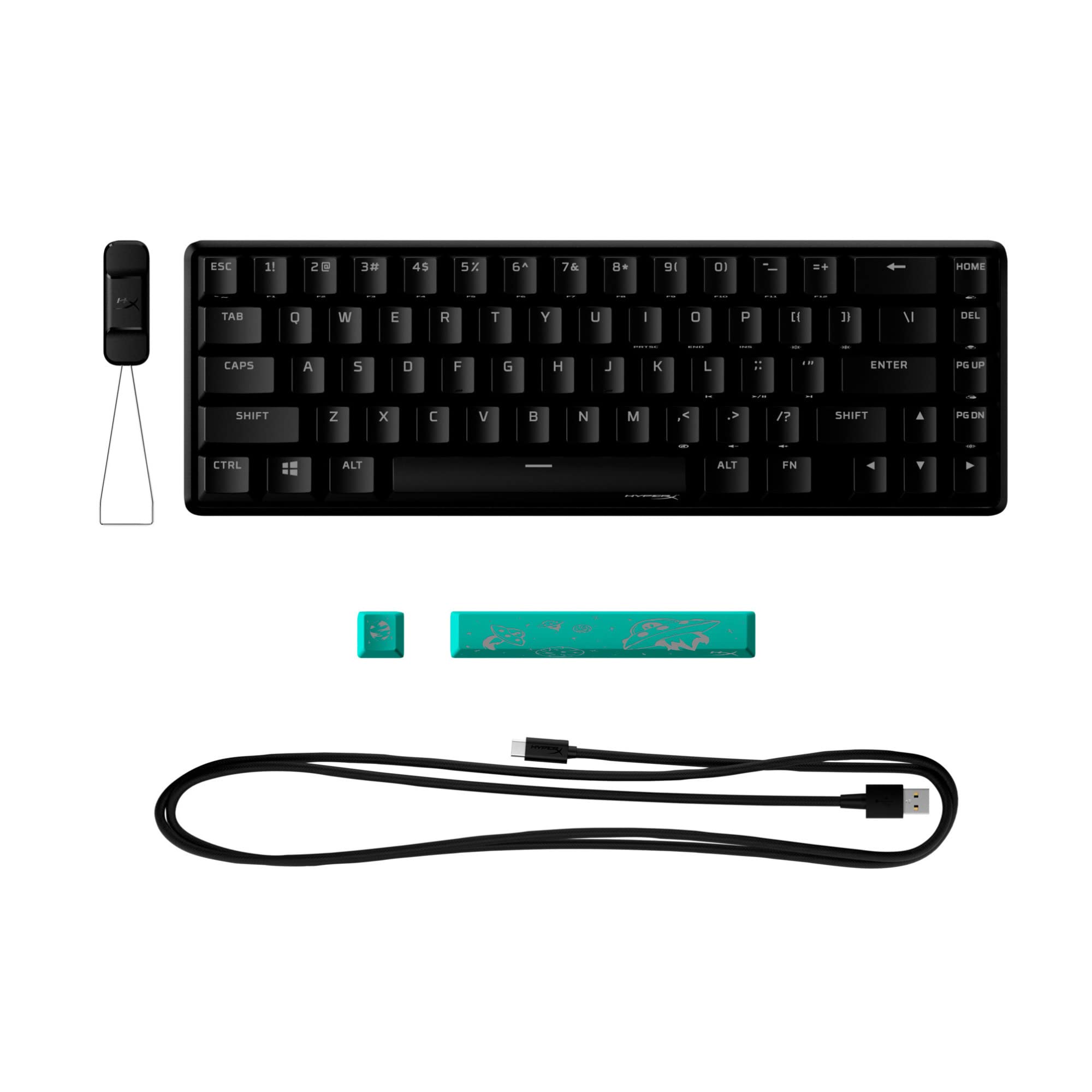 HyperX Alloy Origins 65 Compact Wired Mechanical Tactile Switch Gaming Keyboard with RGB Lighting (Renewed)