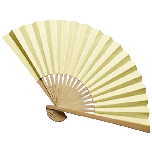 Hand Fans Folding fan Pattern Chinese Style Hand Held Fan Bamboo Paper Folding Fan Handheld Wedding Hand Fan Cool Bamboo Flower Personalized (Color : C)