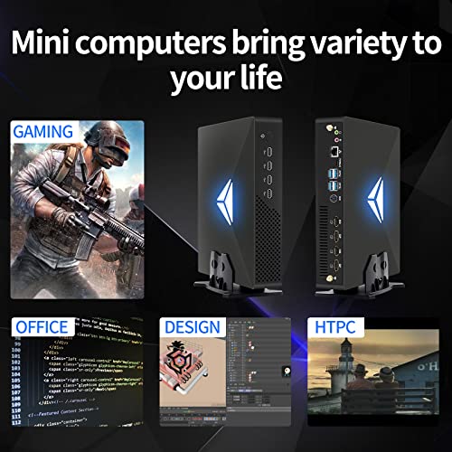 Kinupute Mini PC, Desktop Computer Core i9-9900KF 3.6-5.0GHz, Windows 11 Pro, 32G DDR4| 1T NVME M.2 SSD, GeForce RTX3050 8G, 2X HDMI2.1 & 2X DP 8K Outputs, BT5.1/WiFi6 for Gaming/Office/HTPC/Design