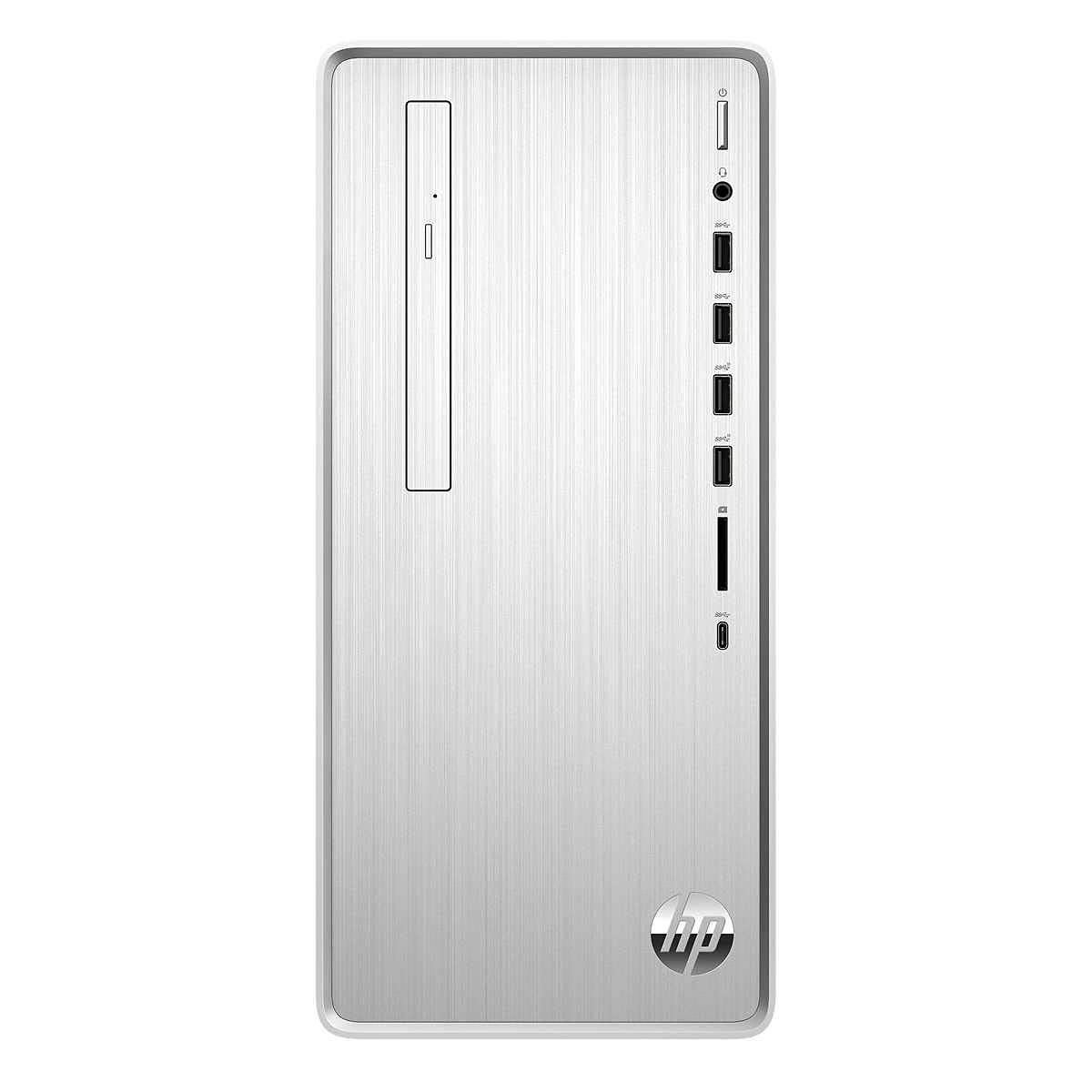 HP Pavilion Desktop, 10th Gen Intel Core i7-10700F Processor, AMD Radeon RX550, 32GB RAM, 1TB SSD + 2TB HDD, DVD, Wi-Fi, HDMI, Bluetooth, Windows 10 Home, Silver (Renewed)