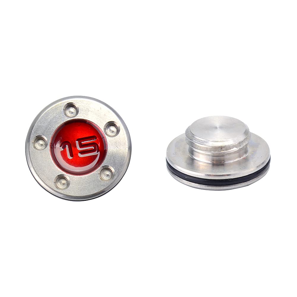 GOOACTION 2PCS Golf Custom Putter Weights Red 20g Compatible with Fastback and Squareback Putter Clubs